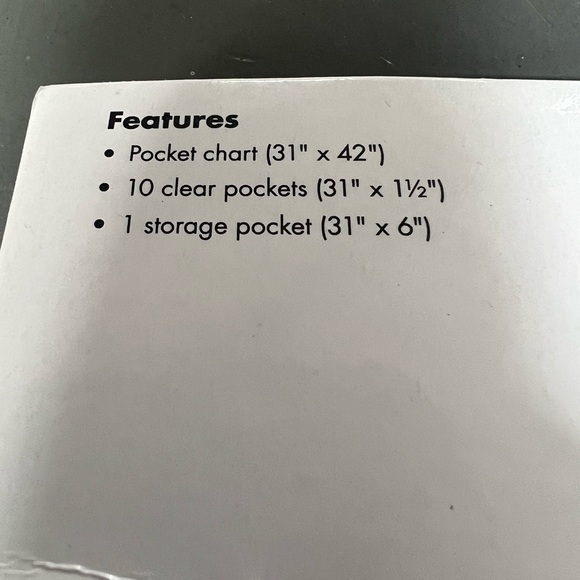 carson-dellosa | Other | Pocket Essential Pocket Chart | Poshmark